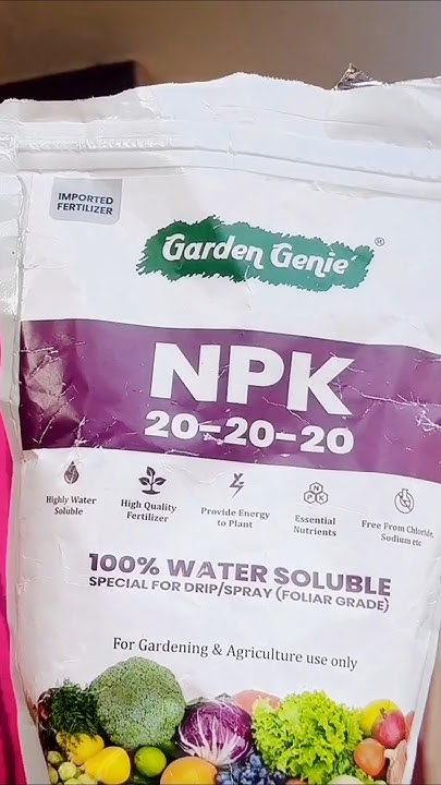 NPK Fertilizers: Benefits and How to Use Them for Healthy Plants #nachu #syntheticfertilizer # ...