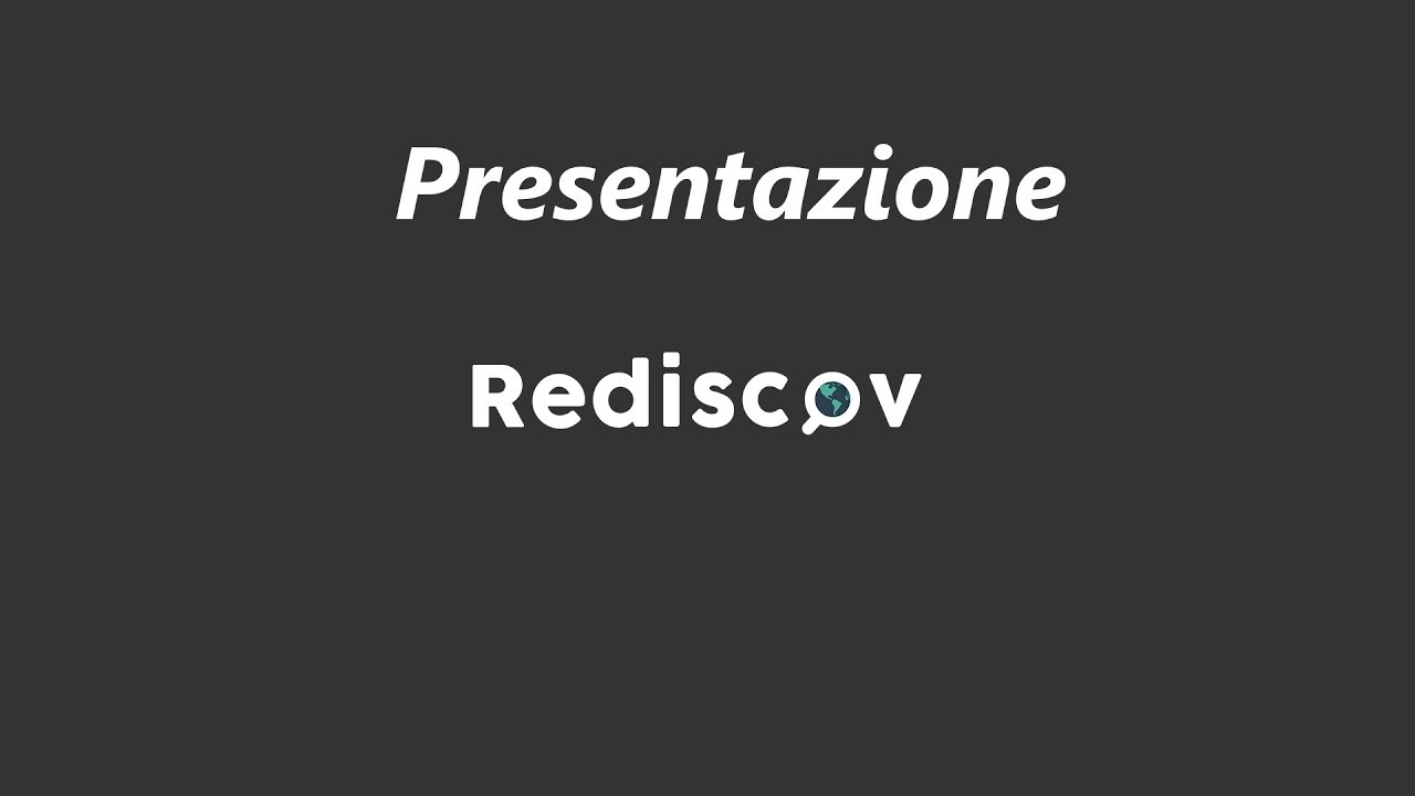 Presentazione Rediscov 🔎 💡 - YouTube