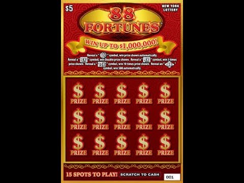 $5 - 88 FORTUNES ! SLOTS! Ticket NYS Lottery Scratch Off instant ...