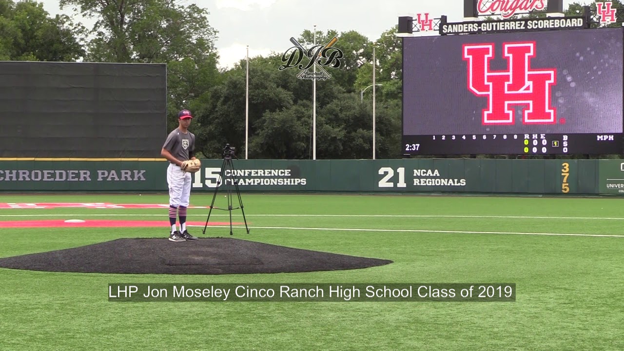 LHP Kyle Moseley Cinco Ranch High School Class of 2019 - YouTube
