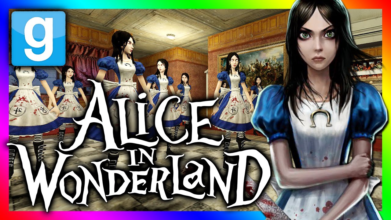 ALICE IN WONDERLAND HIDE AND SEEK | Gmod Sandbox Minigame - YouTube