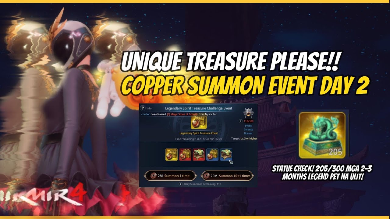 MIR4 Day 2 ng Iskamas na Copper Summon Event! - YouTube