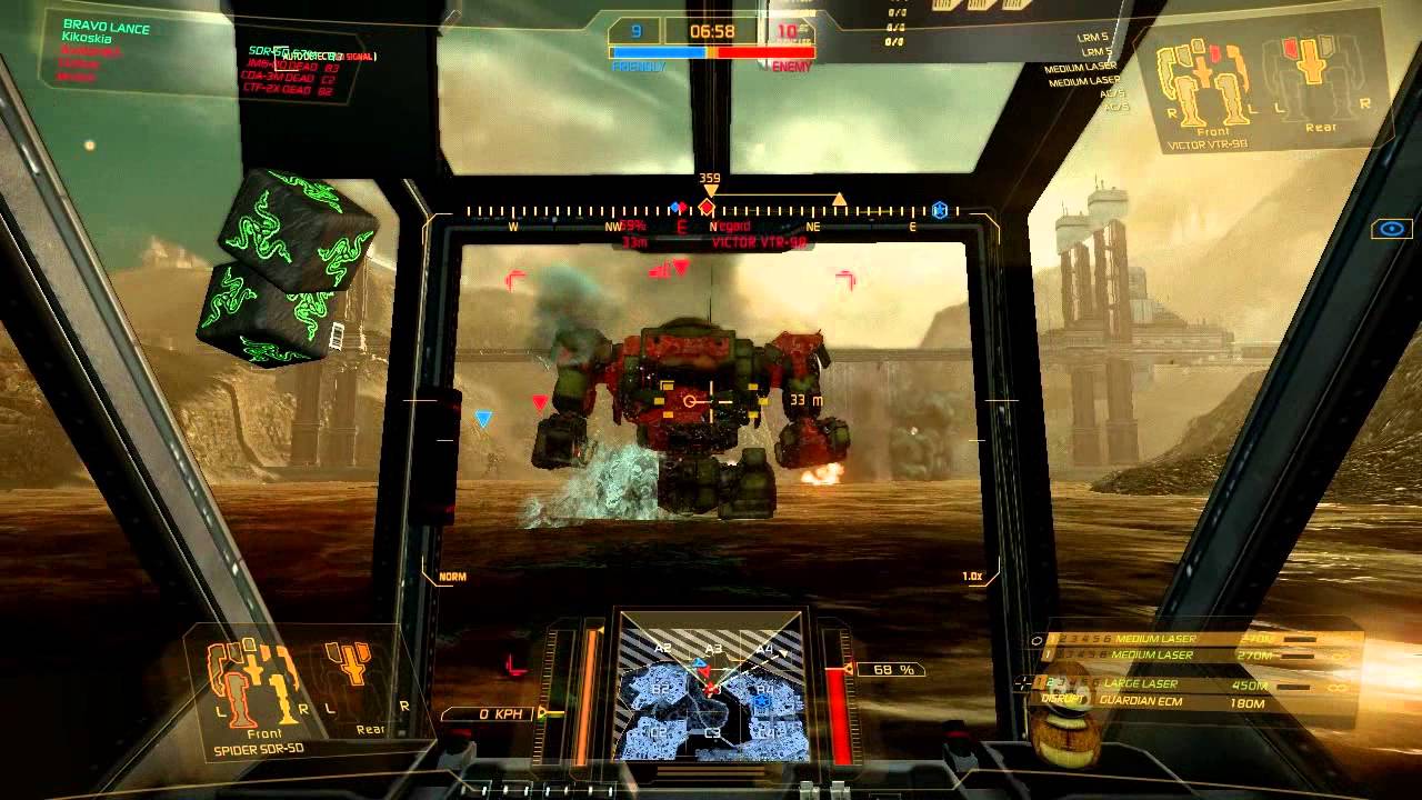 Mechwarrior Online - Said the Spider to the Flea - YouTube