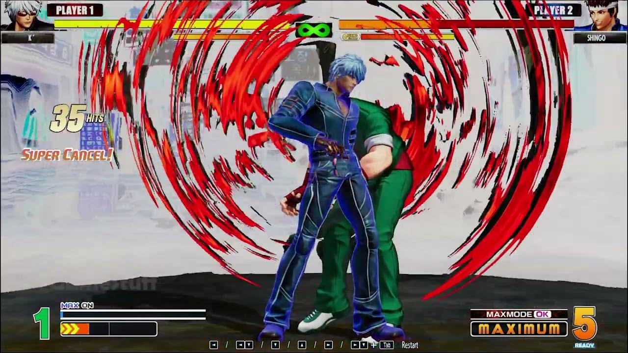 KOF XV k' Stun & TOD Combo - YouTube