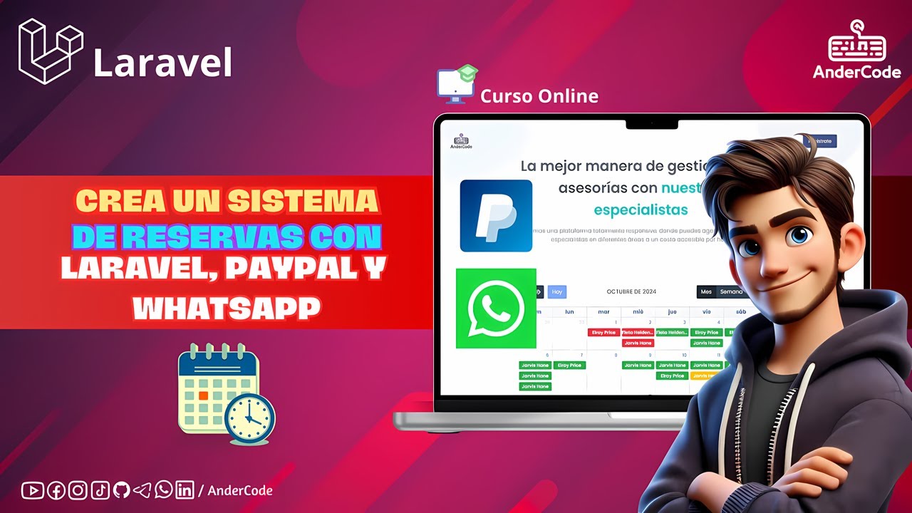 Crea un Sistema de Reservas con Laravel, PayPal y WhatsApp - Introducción - YouTube