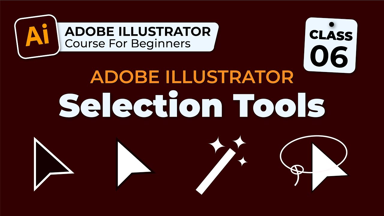 Adobe Illustrator Selection Tools | Magic wand Tool | Lasso Tool ...