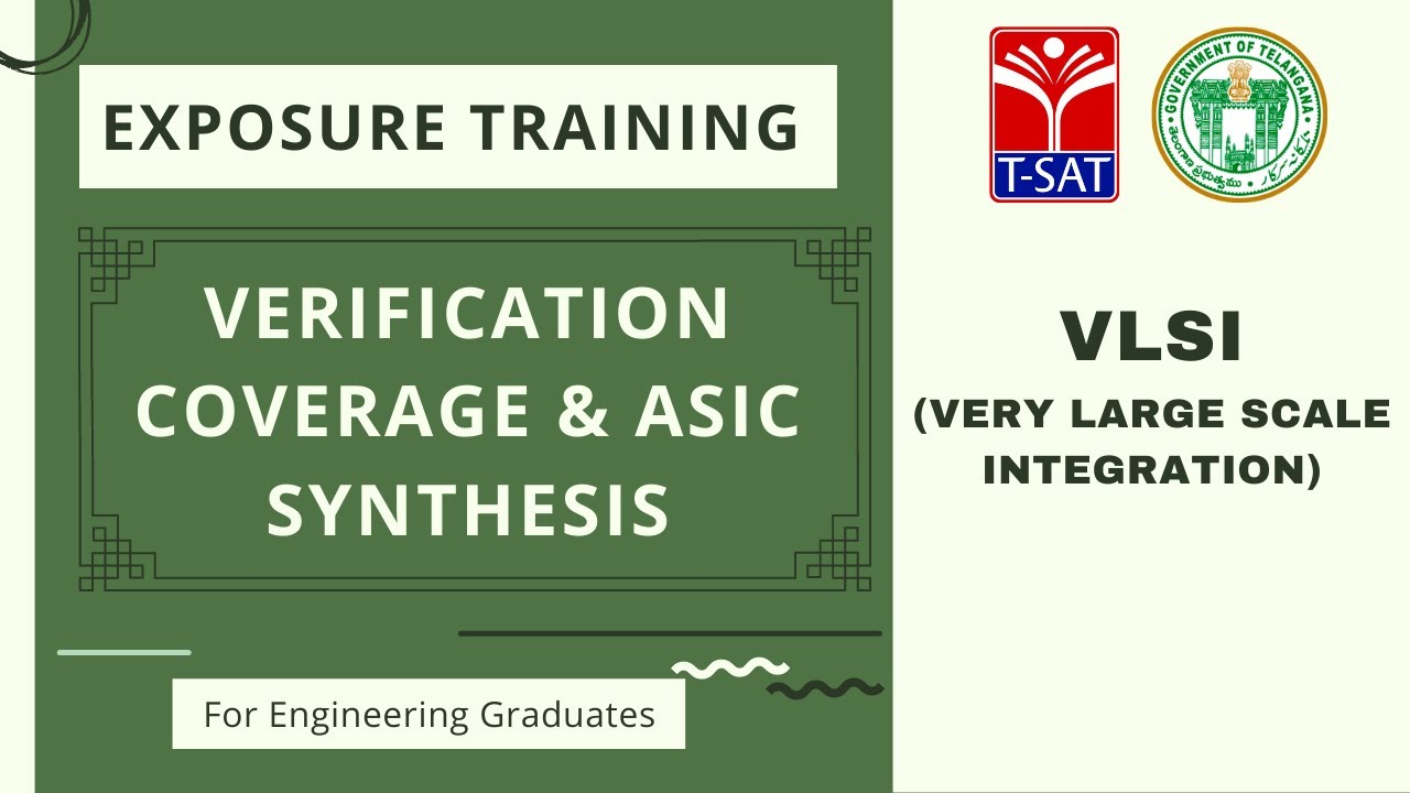 T Sat Vlsi Exposure Training Verification Coverage And Asic Synthesis Youtube