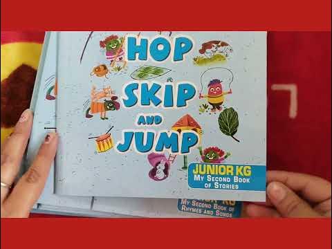 Macmillan hop skip and jump junior KG (LKG) books review - YouTube