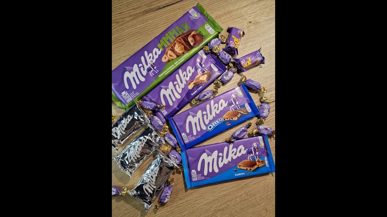 Some Lot's Choclate ASMR 121 Unpacking Melk Choclate Bar Milka Oreo ...