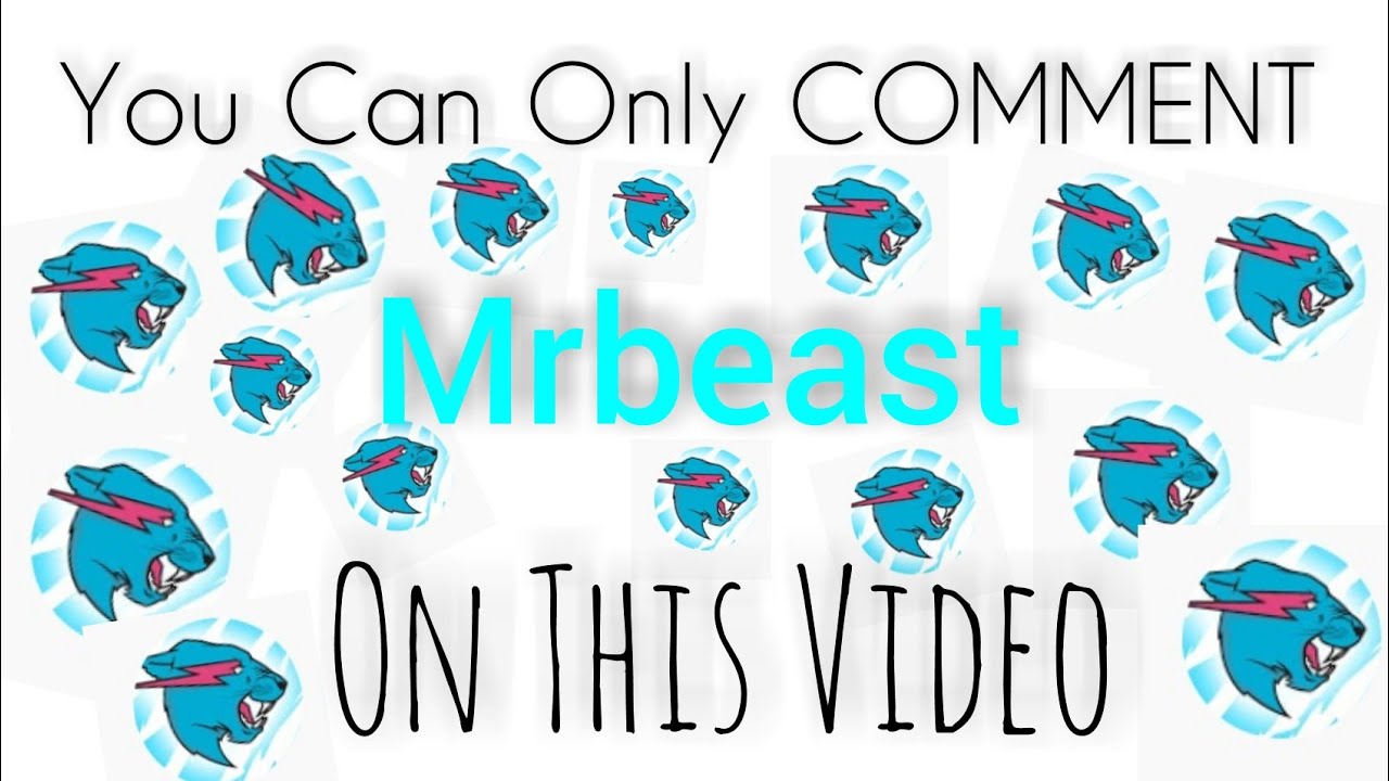 You Can Only Write Mrbeast - YouTube