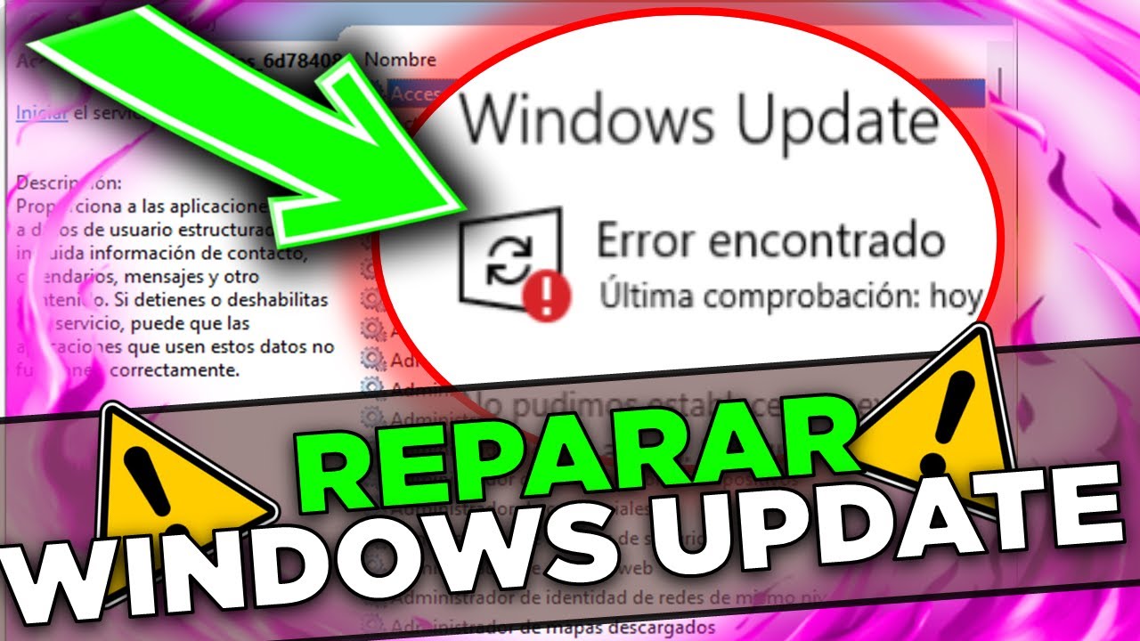 Como reparar WINDOWS UPDATE que no FUNCIONA - YouTube