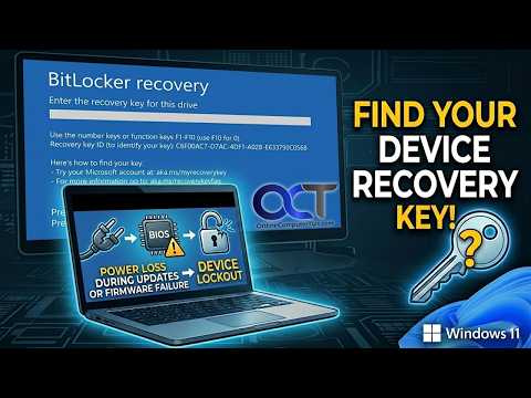 Locked Out by BitLocker? Here’s How to Find Your Recovery Key FAST!