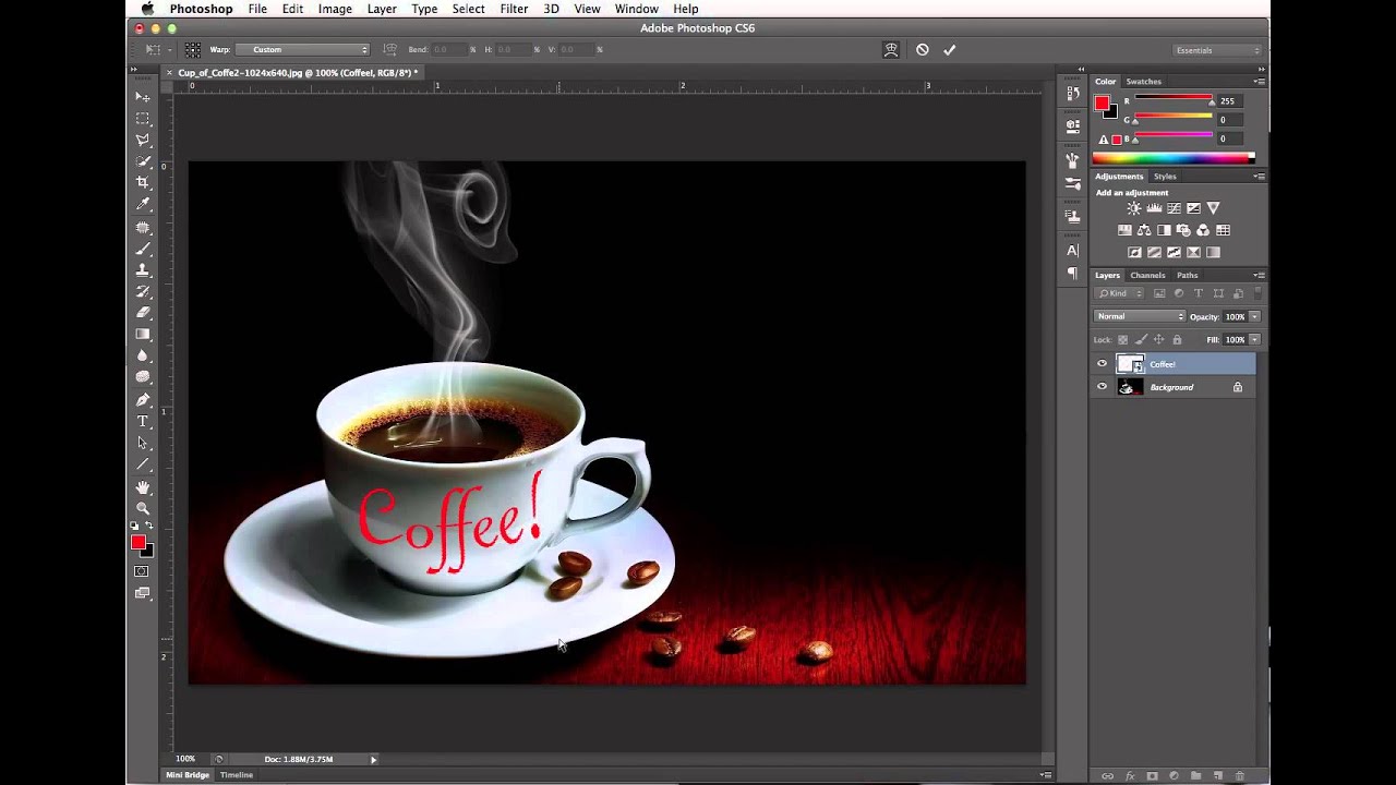 5a Photoshop Warp Text Around An Object Smart Object YouTube 5a-photoshop-warp-text-around-an-object-smart-object-youtube