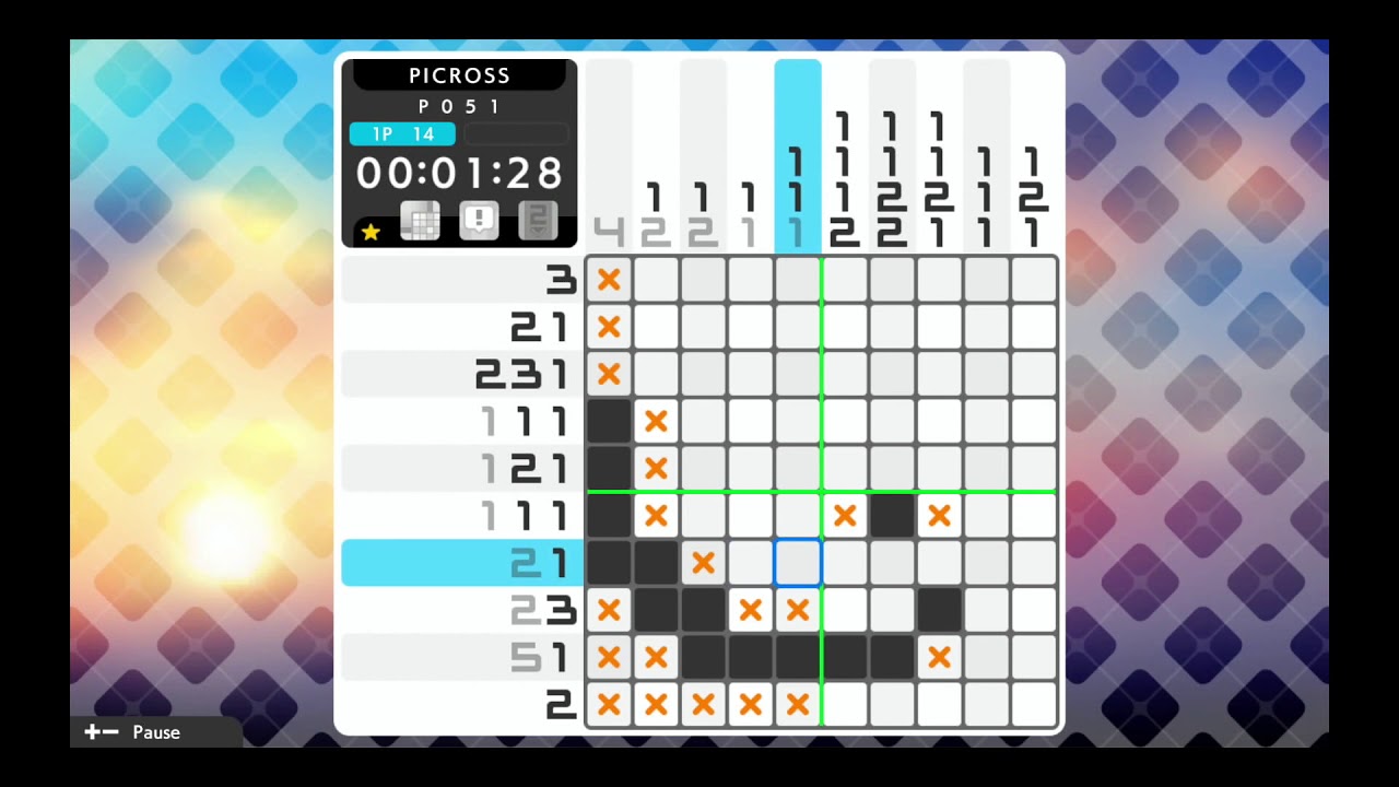 Picross S4 Switch P051 - YouTube
