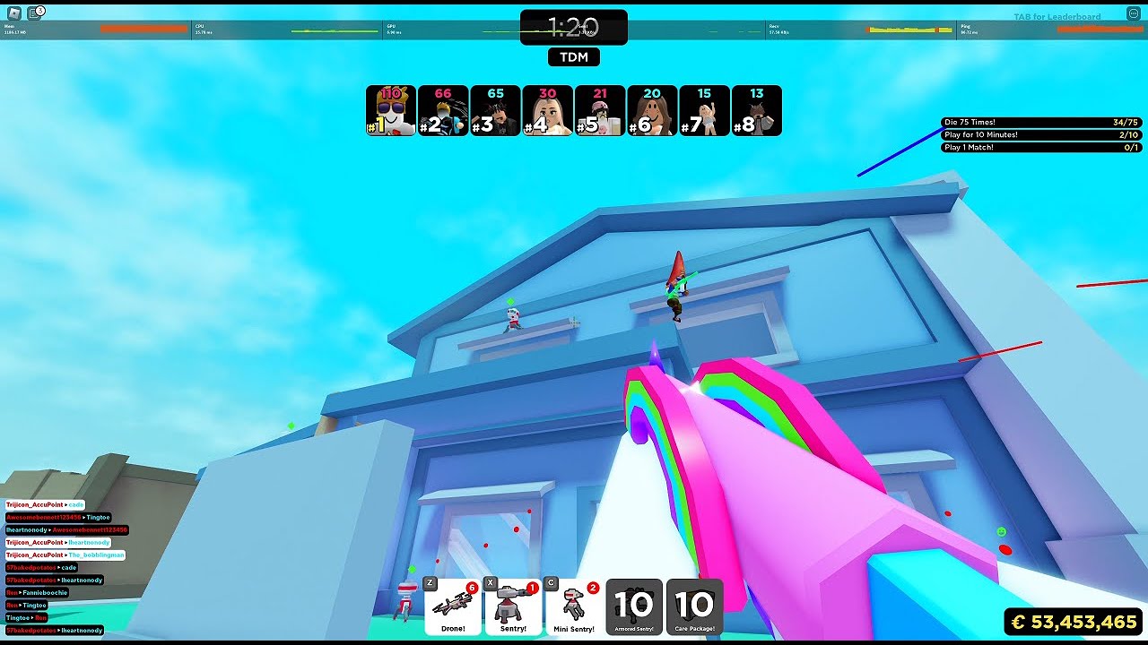Roblox - Big Paintball - 128 tags on Nuketown map (April 5, 2023) - YouTube