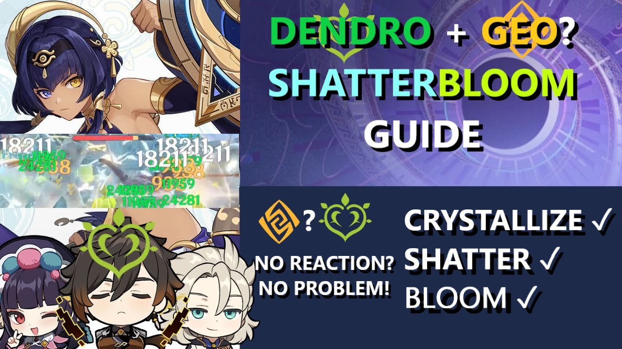 Geo + Dendro Shatterbloom Guide | GEO DPS in a Dendro Team? | Entirely ...
