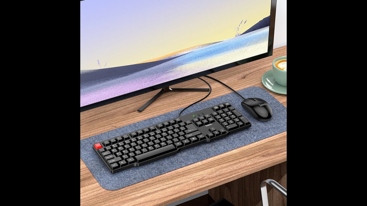 hoco Wired Business Keyboard + Mouse Set (GM16) - YouTube