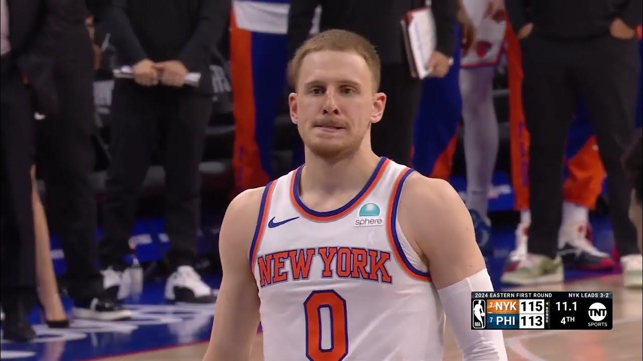 Final 2:52 WILD ENDING #2 Knicks vs #7 76ers - YouTube