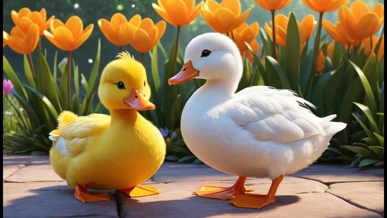 Quack Quack Yellow Duck | Fun Duck Song for Kids | Playful Animal Rhyme ...