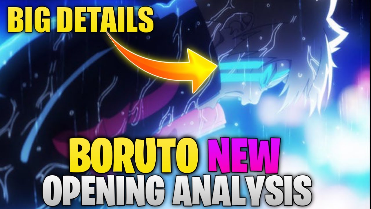Boruto new opening analysis - YouTube