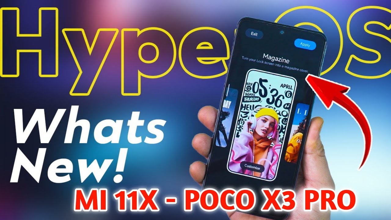 HYPER Os NEW LOCK SCREEN CUSTOMIZED | HYPER OS UPDATE POCO X3 PRO - MI ...