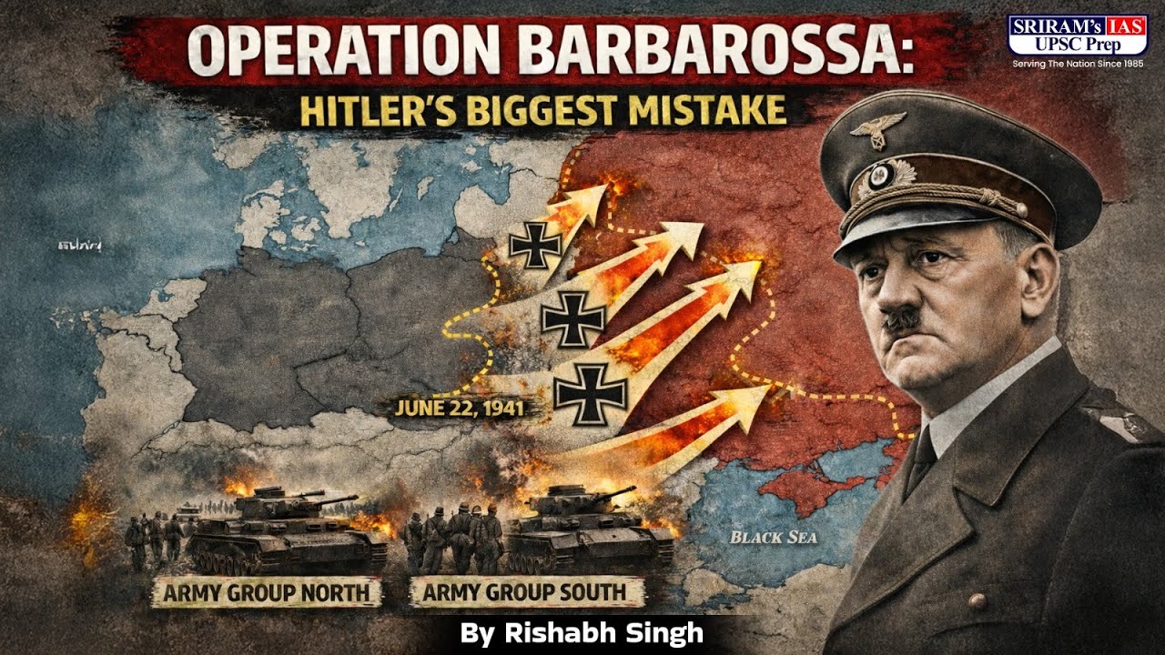 Hitler's Biggest Mistake & Blunder : Operation Barbarossa Explained # ...