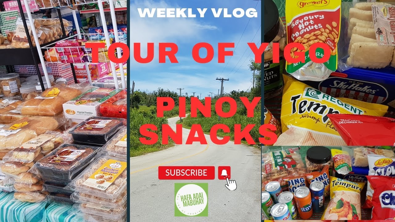 Parang probinsya lang ang Yigo / Pinoy snacks sa Ariana’s - YouTube