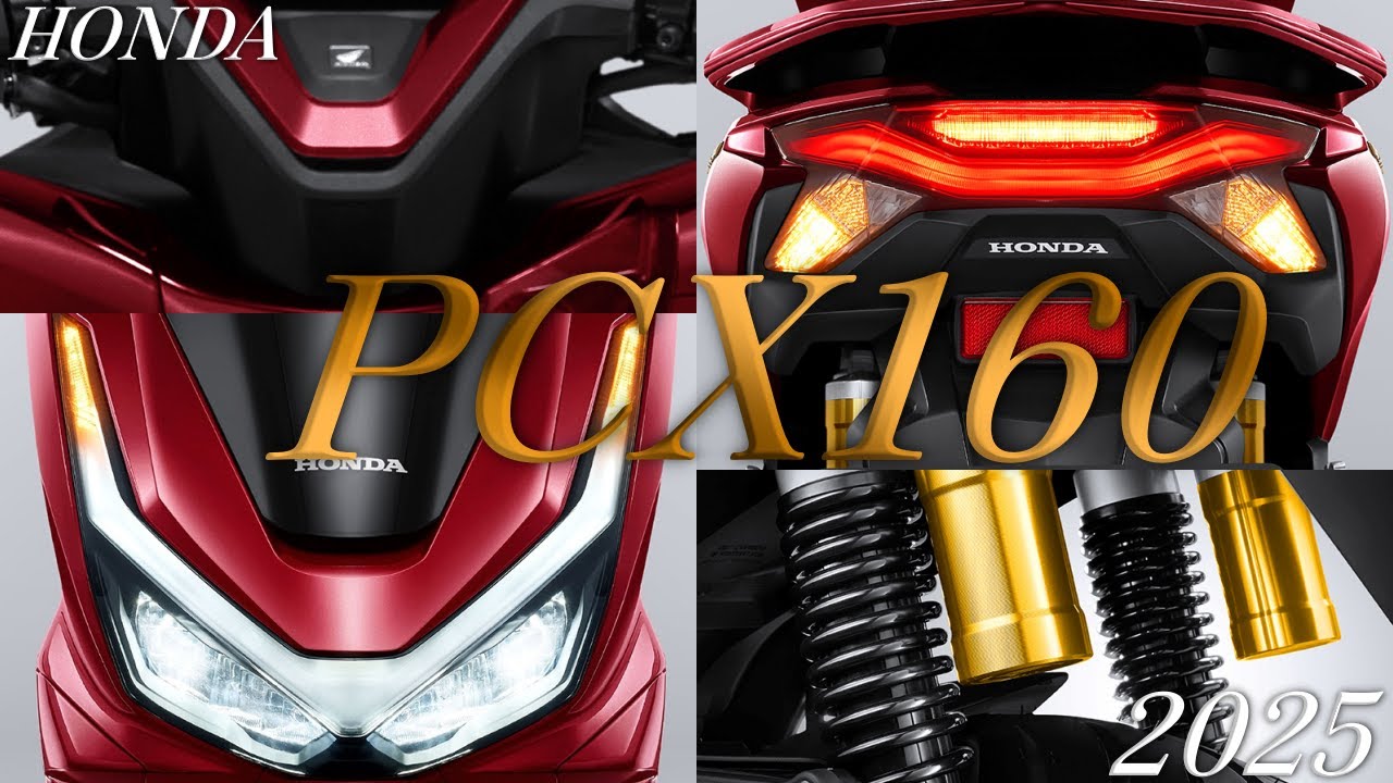 HONDA PCX160の2025年版がインドネシアで発表！情報まとめ！ - YouTube