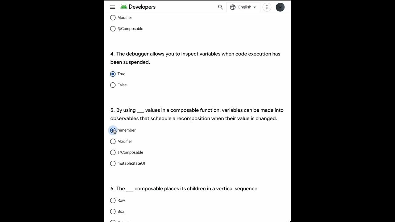 Add a button to an app quiz answers || Unit-2 : Building app UI #aicte #eduskills #google - YouTube