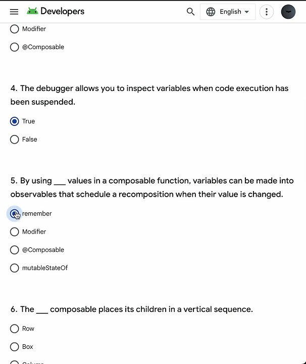 Add a button to an app quiz answers || Unit-2 : Building app UI #aicte #eduskills #google - YouTube