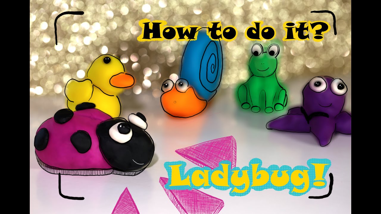 Play-Doh making a ladybug! Easy, fast, fun to create with Play-Doh ...