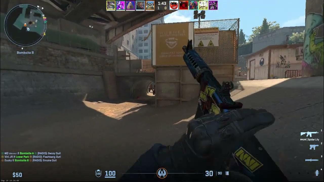 CS2 5 Man Spraydown, 2 SECOND ACE - YouTube
