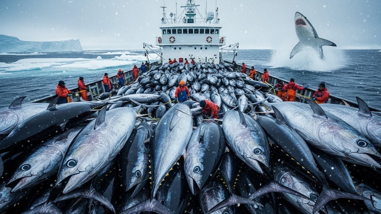 How Fishermen Capture 3,000 Bluefin Tuna While Fighting Off Giant ...