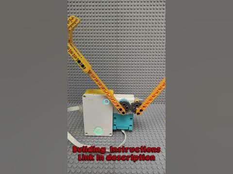 Lego Spike Prime Simple Gripper Claw Arm With Medium Servo Motor ...