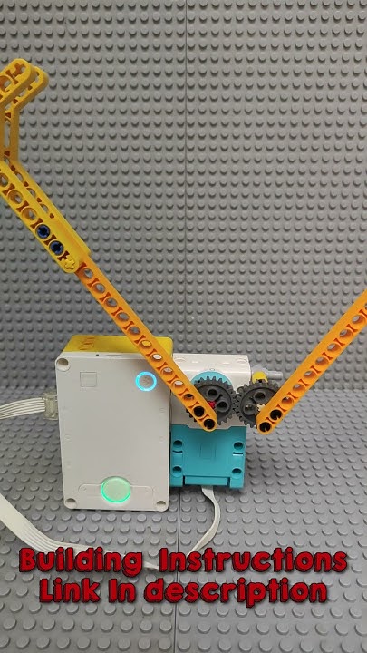 Lego Spike Prime Simple Gripper Claw Arm With Medium Servo Motor ...