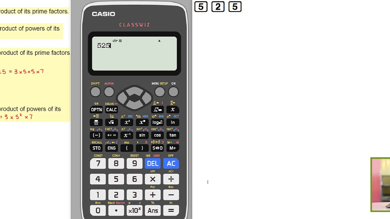 How To Find The Product Of Prime Factors Of A Number Using Casio how-to-find-the-product-of-prime-factors-of-a-number-using-casio
