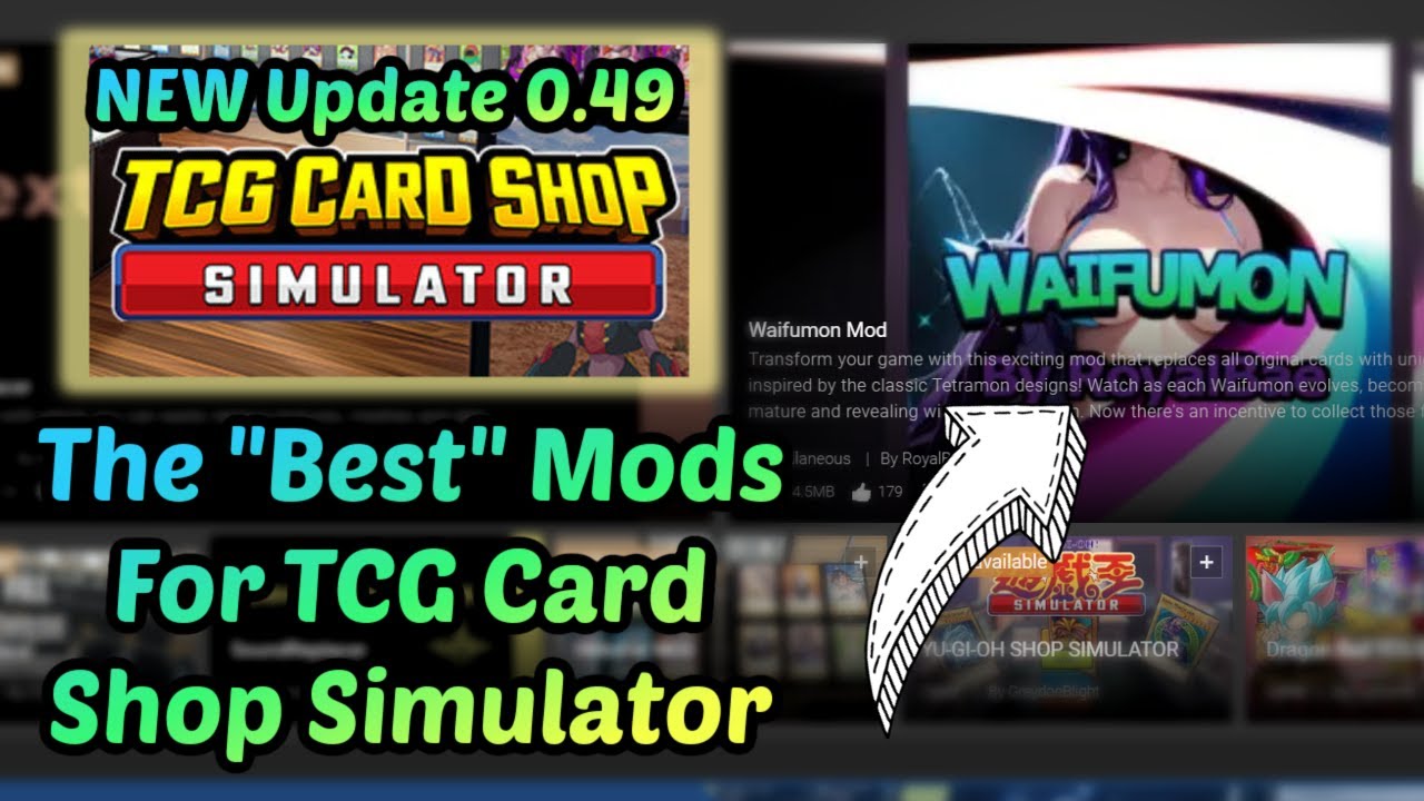Checking Out The "Best" Mods For TCG Card Shop Simulator - YouTube