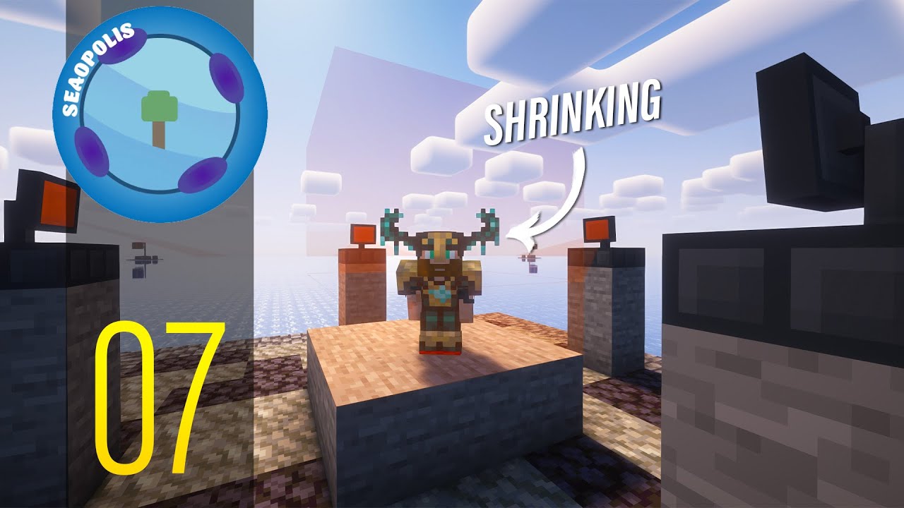 Salty Shrinkage | SeaOpolis 2 - Modded Minecraft - YouTube