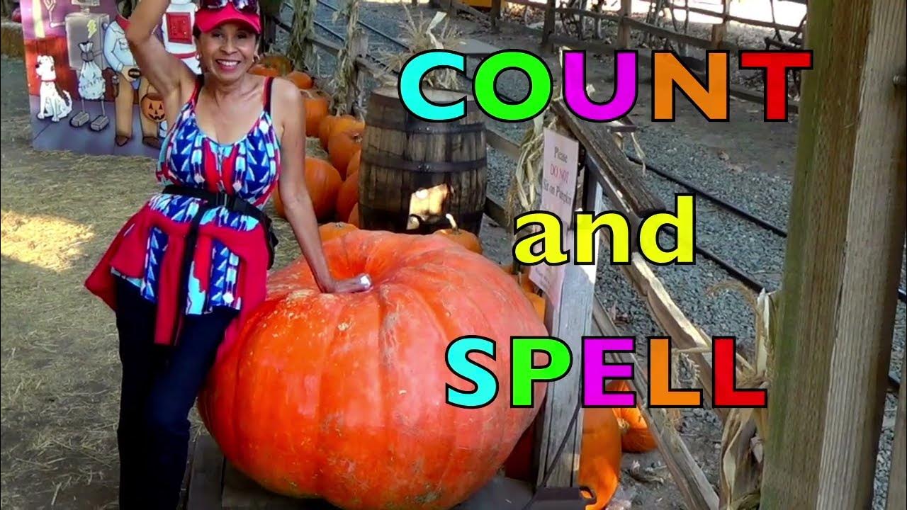 COUNT & SPELL PUMPKINS (1-10) EDUCATIONAL KIDS / Learn NUMBERS ...