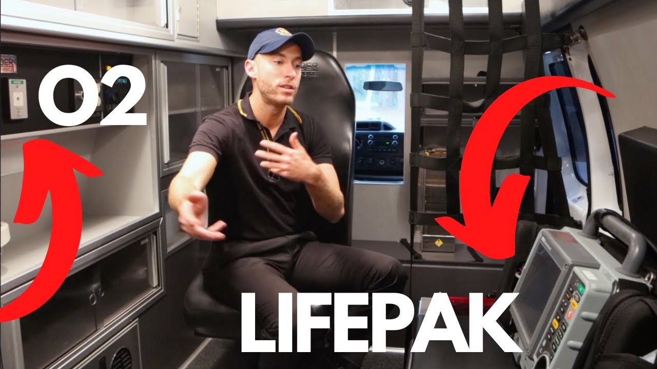 LifePak and Oxygen in Ambulance - YouTube