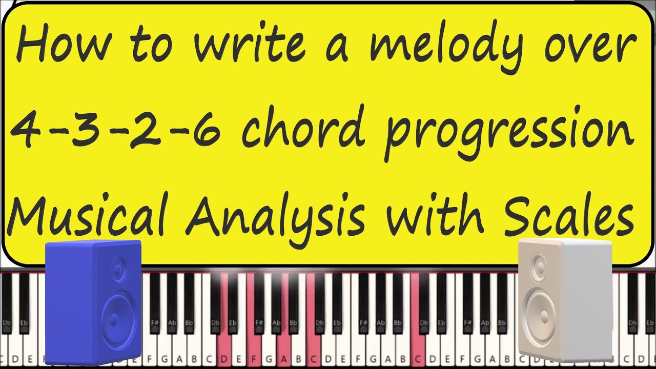 How to write a Melody over 4-3-2-6 Chord Progression - YouTube