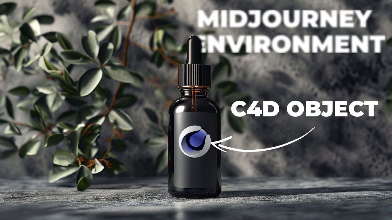 Level up your 3D product renders with midjourney + Cinema 4D! - YouTube
