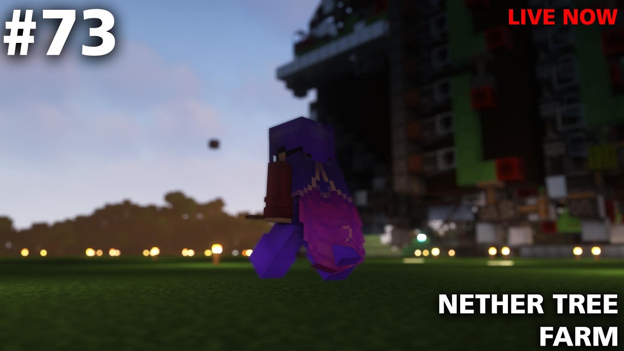 Pengen bikin Tree Farm Nether - Minecraft Survival Indonesia S2 Eps. 73 ...