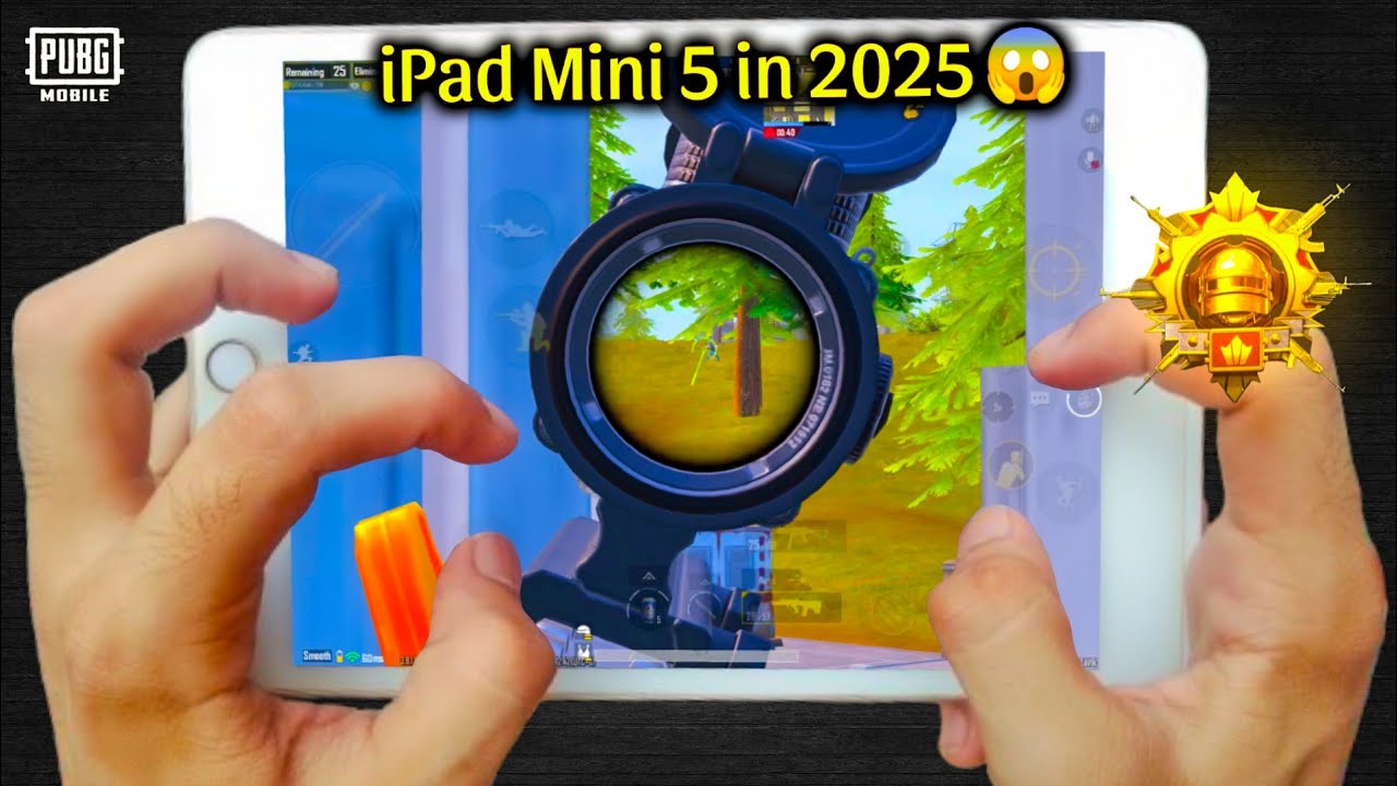 OMG 🤯 iPad Mini 5 Performance In 2025‼️ iOS 18.3 / 5 Finger Handcam ...