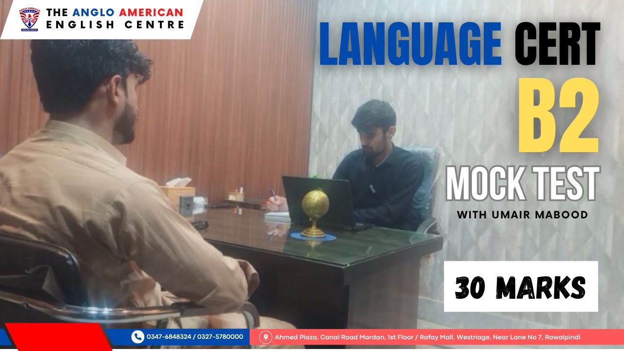 How to Pass LanguageCert B2 Communicator | Mock Speaking Test Demo | B2 ...