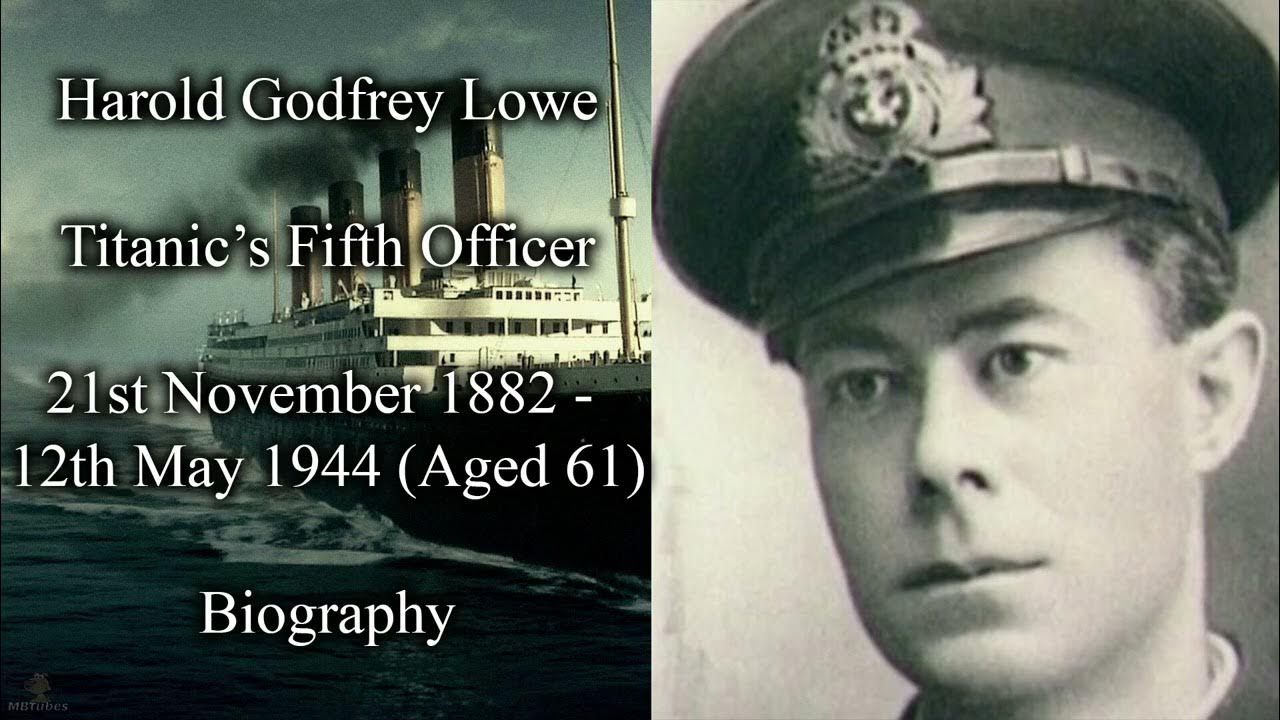Titanic Crew | Harold Lowe Biography | Titanic's Fifth Officer - YouTube