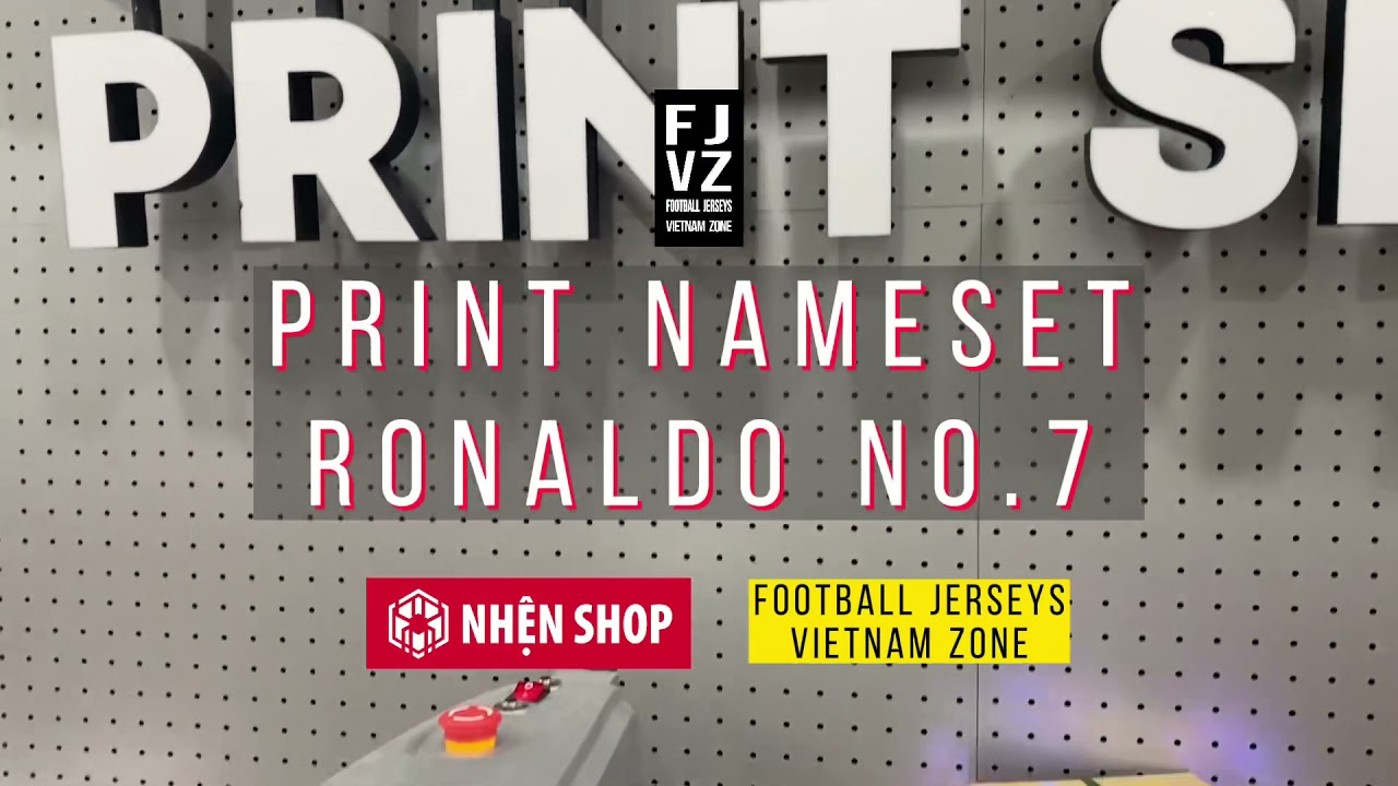Print nameset Ronaldo font cup Manchester United 2021/22 at Nhen Shop ...