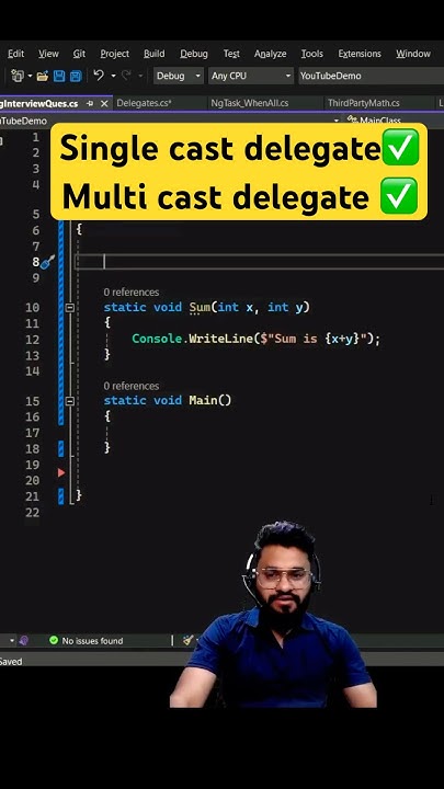 What is Single cast delegate and Multi cast delegate #programming #coding #csharp - YouTube