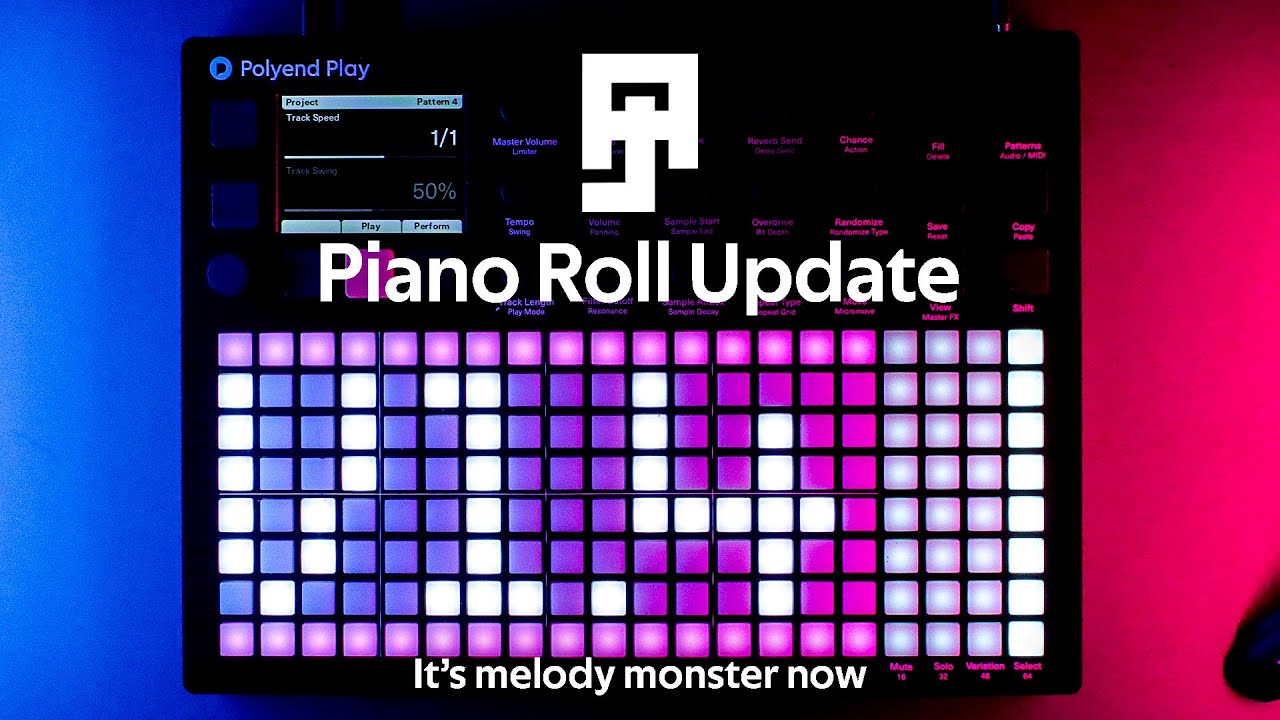 Piano Roll and Fill Tools for Polyend Play 1.4 Update - Walkthrough of ...