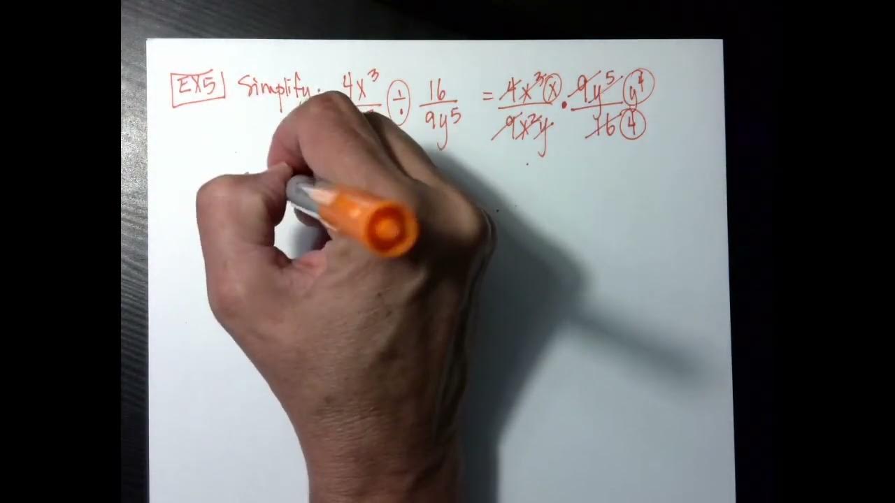 Algebra 2H 5 2b Multiply and Divide Rational Expressions - YouTube